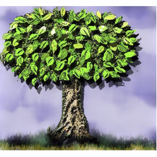 The tree cut out | Zazzle