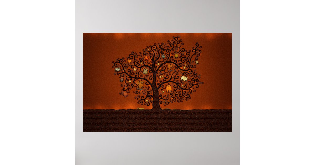 The Tree of Books Poster | Zazzle