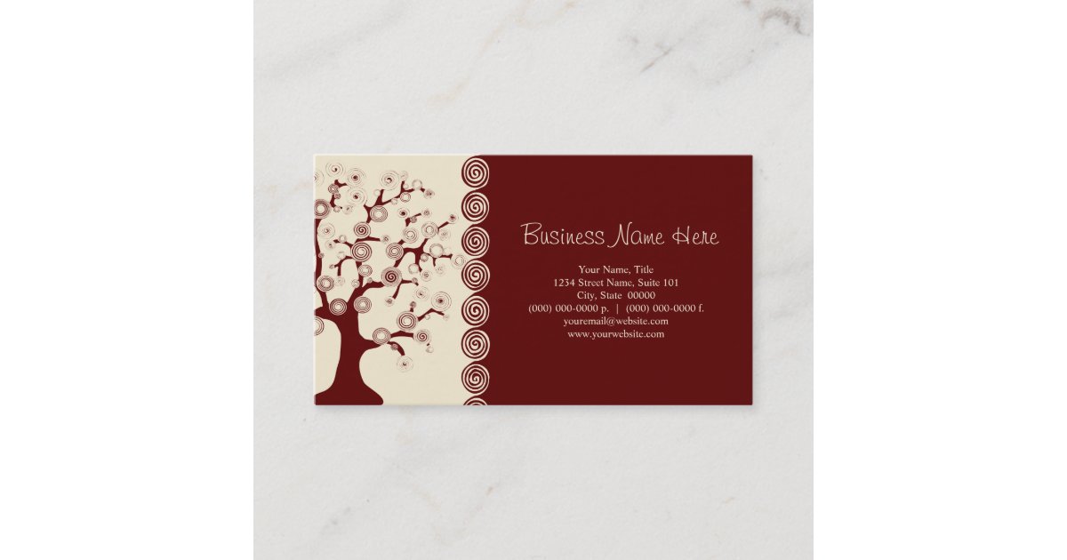 The Tree of Life Business Card | Zazzle