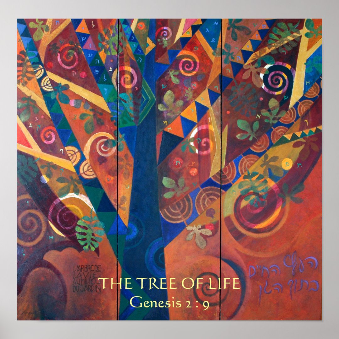 THE TREE OF LIFE, Genesis 2 : 9 Poster | Zazzle