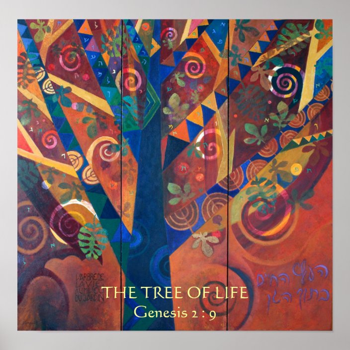 THE TREE OF LIFE, Genesis 2 : 9 Poster | Zazzle.com