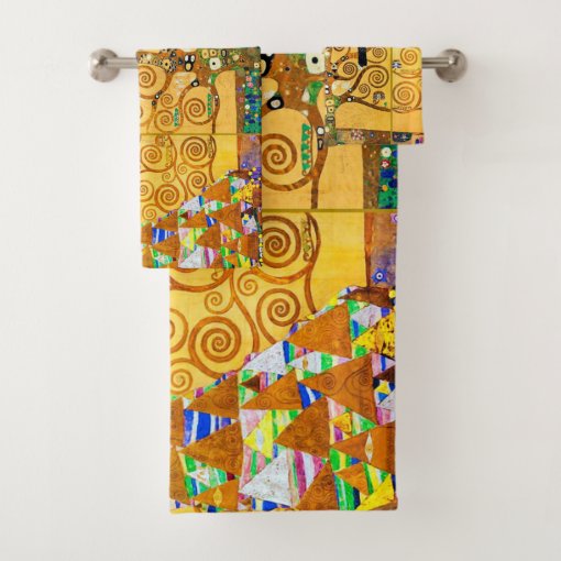 The Tree of Life, Gustav Klimt Bath Towel Set | Zazzle