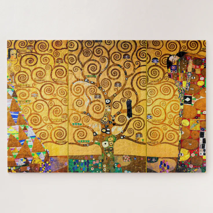 The Tree of Life, Gustav Klimt Jigsaw Puzzle | Zazzle