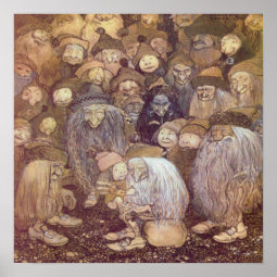 The Trolls and the Youngest Tomte Poster | Zazzle