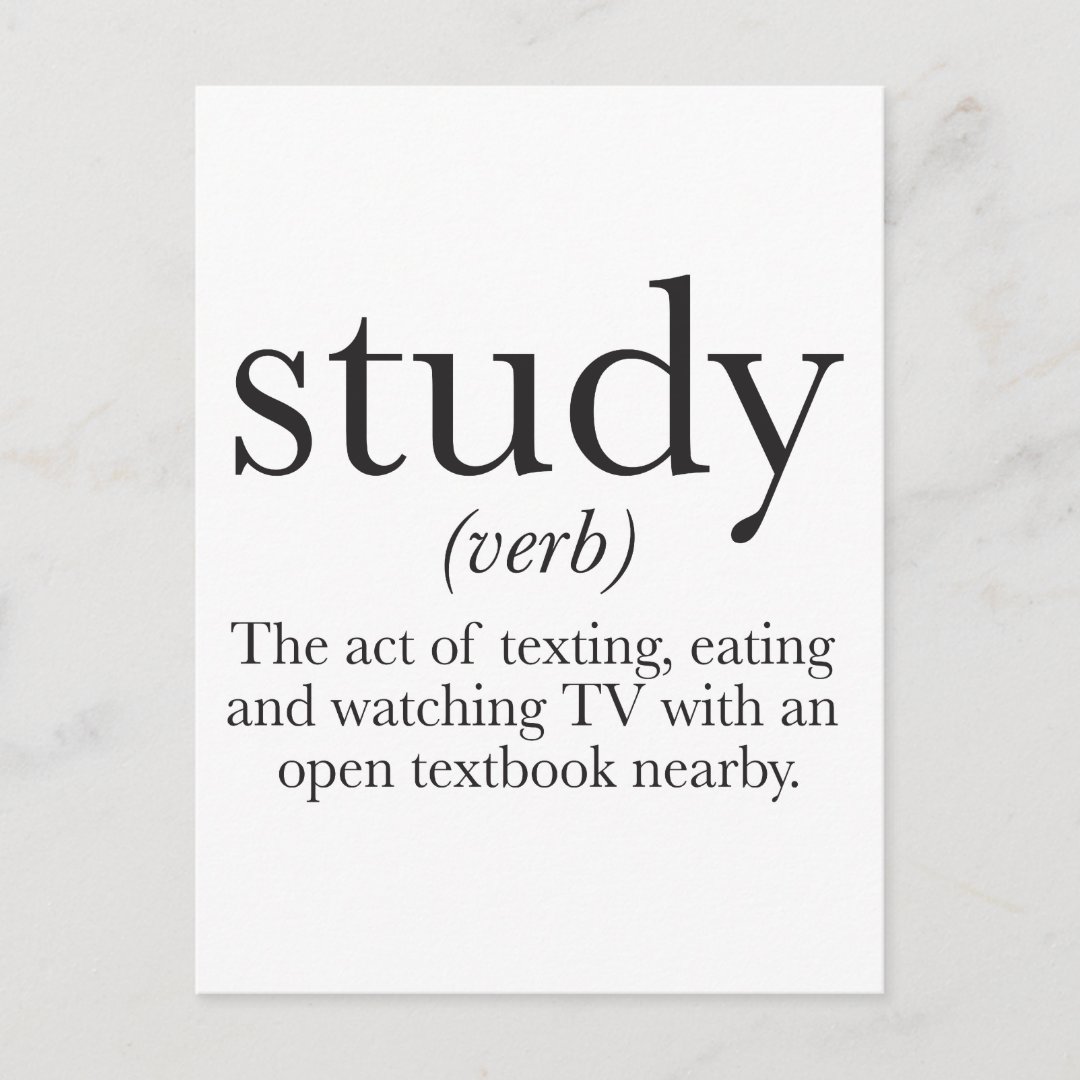 The Truth About Studying Postcard Zazzle