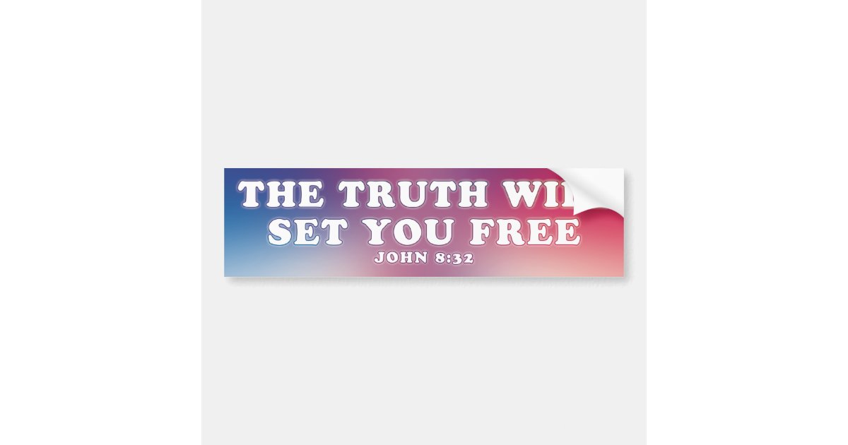 The Truth Bumper Sticker | Zazzle