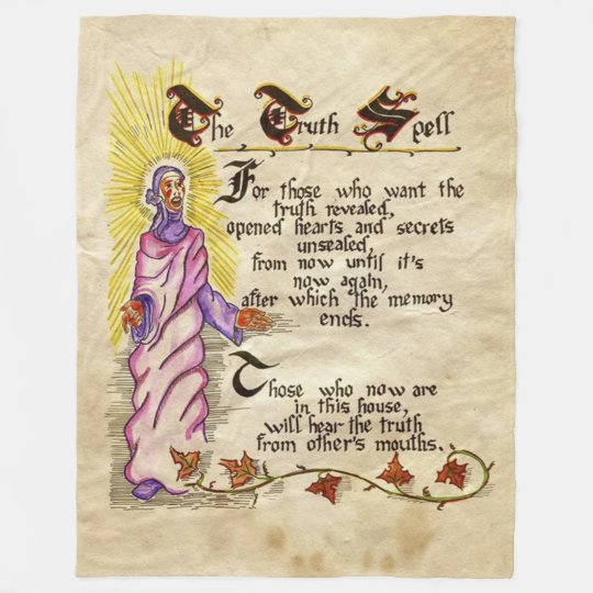 The Truth Spell Fleece Blanket Zazzle The Truth Spell Fleece Blanket Zazzle