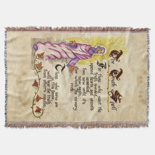 The Truth Spell Throw Blanket Zazzle The Truth Spell Throw Blanket Zazzle