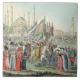 The Turkish Sultan reviewing his Janissaries (engr Tile | Zazzle