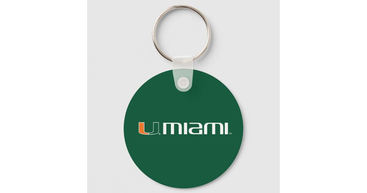 The U Miami Keychain | Zazzle