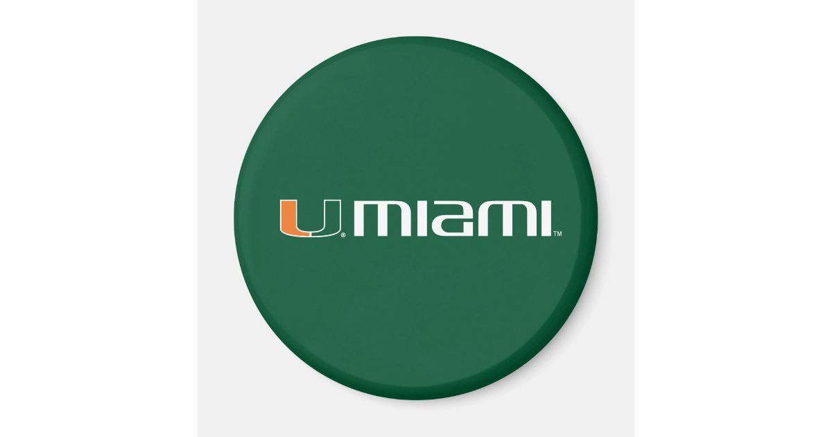 The U Miami Magnet | Zazzle