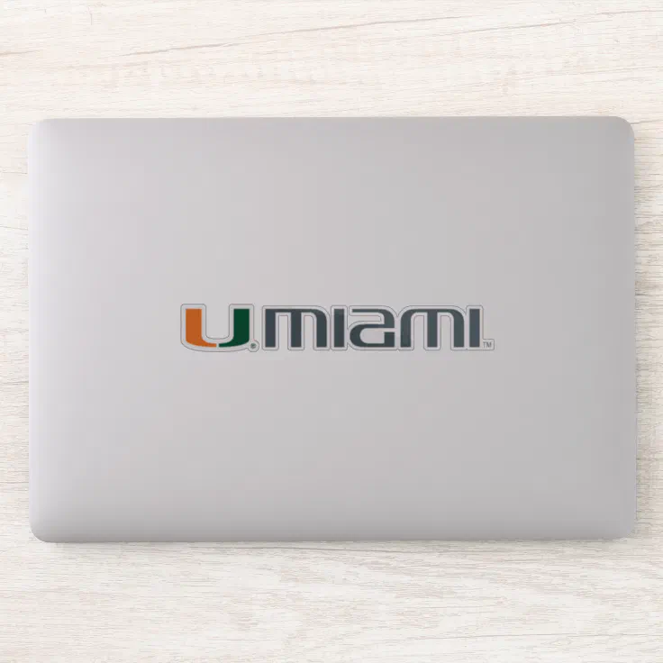 The U Miami Sticker | Zazzle