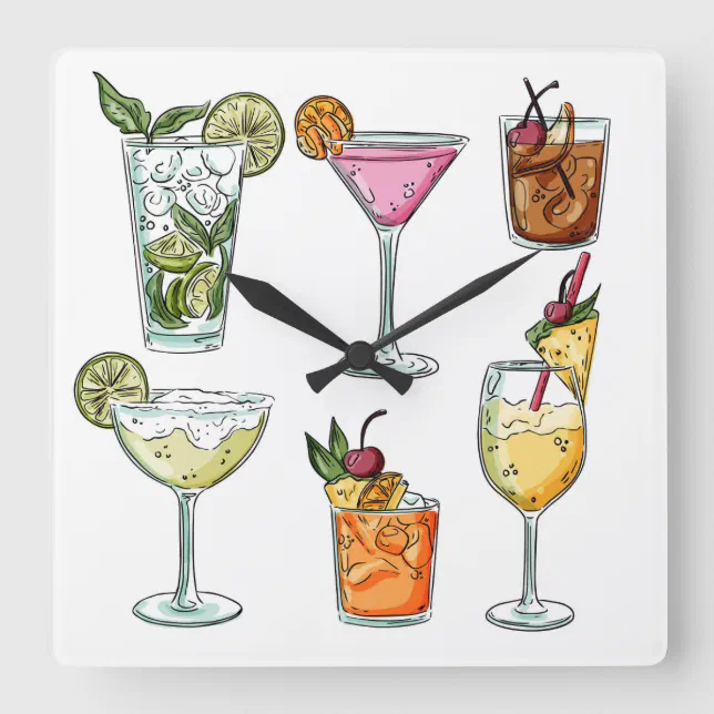 **THE ULTIMATE BAR* CLOCK | Zazzle