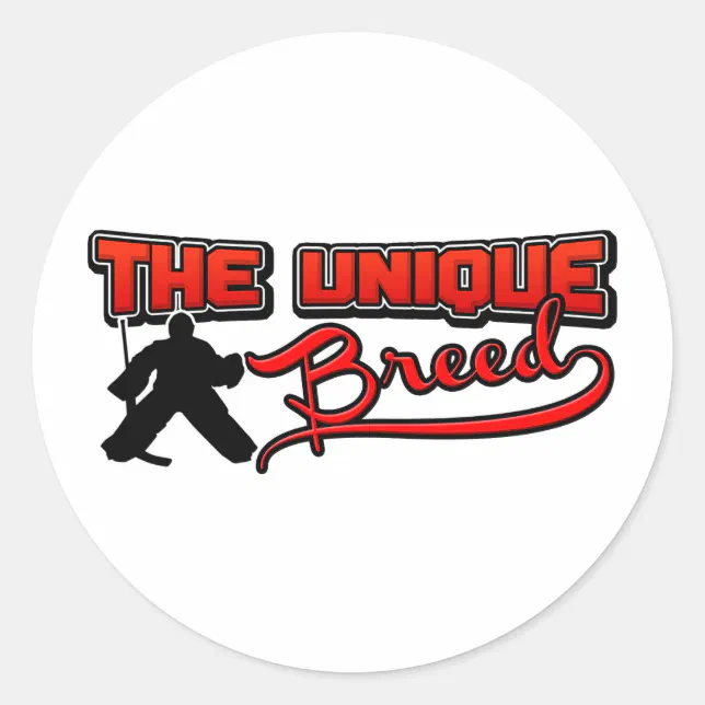 The Unique Breed Classic Round Sticker | Zazzle