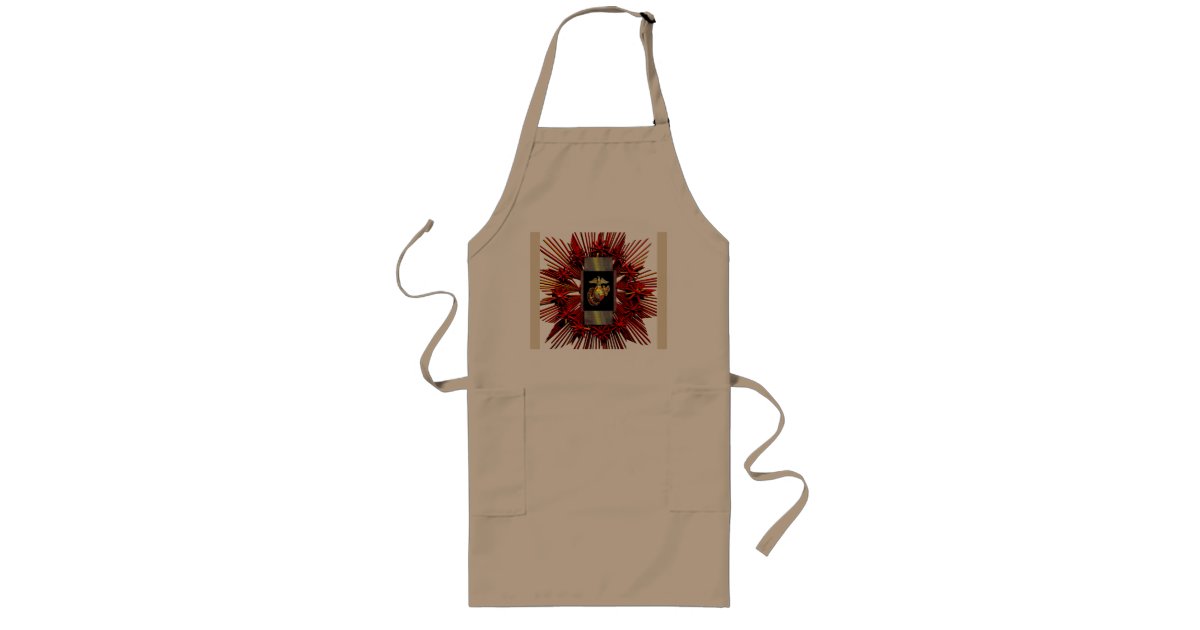 The United States Marine Corps (USMC) Long Apron | Zazzle