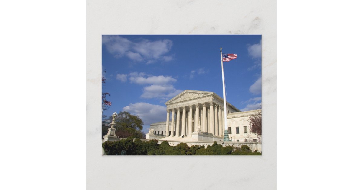 The United States Supreme Court Building in Postcard | Zazzle