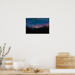 "The Universe Conspires to Help You Achive" Poster | Zazzle