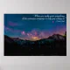 "The Universe Conspires to Help You Achive" Poster | Zazzle