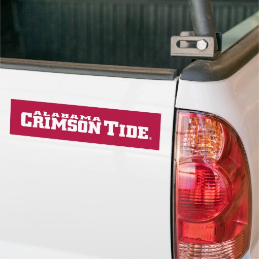 The University of Alabama Crimson Tide Bumper Sticker | Zazzle