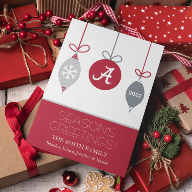 The University Of Alabama Holiday Cards | Zazzle