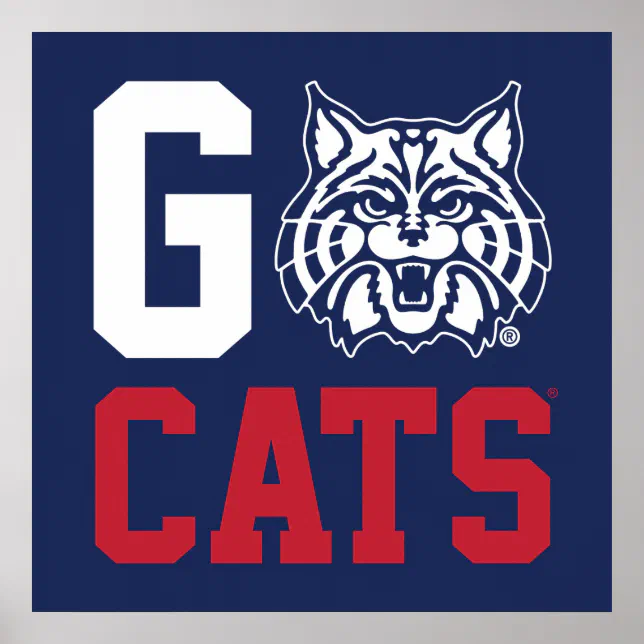 The University of Arizona | Go Cats Poster | Zazzle