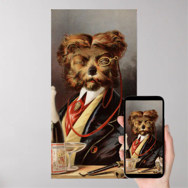 The Upper Class Dog Poster | Zazzle