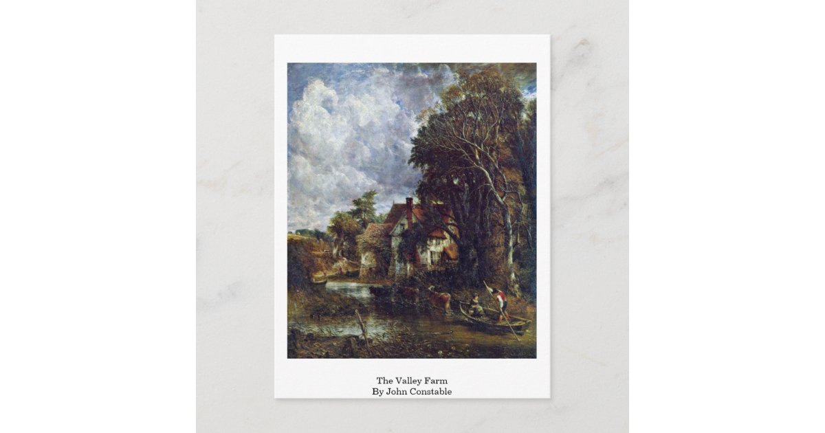 The Valley Farm By John Constable Postcard | Zazzle