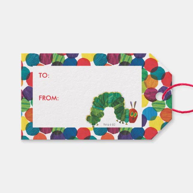 The Very Hungry Caterpillar Birthday Gift Tags | Zazzle