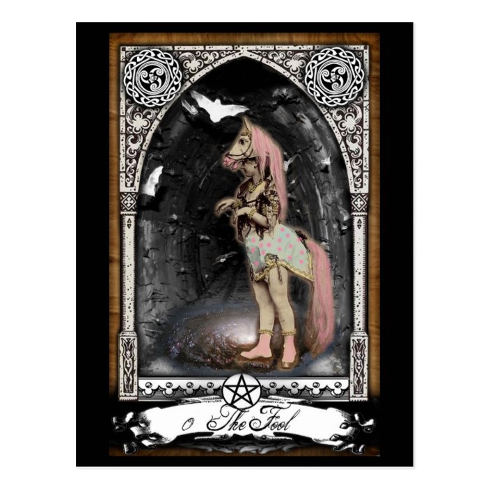 The Victorian Fool Tarot Card Postcard | Zazzle.com