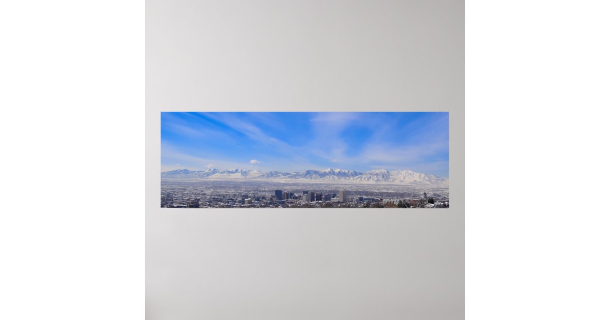The View - Salt Lake City, Utah Poster | Zazzle