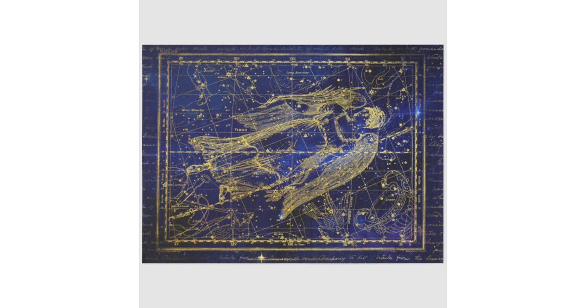 the virgin constellation tissue paper | Zazzle