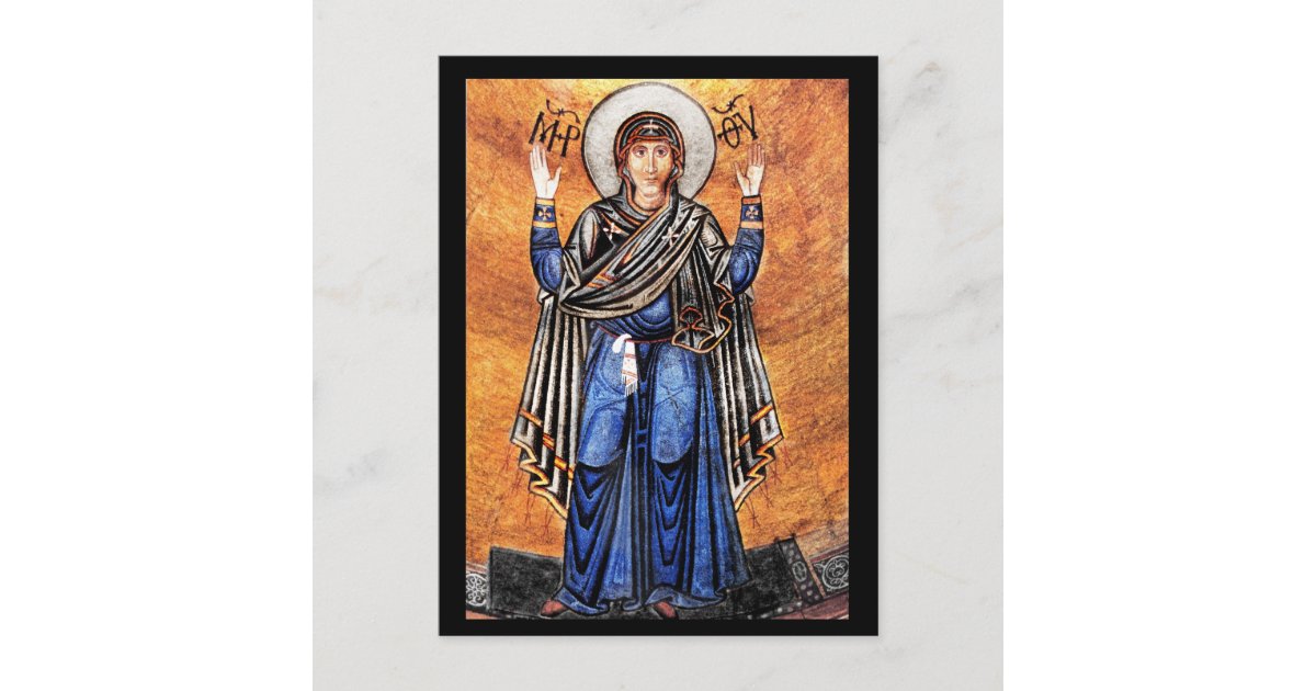The Virgin Mary Oran Postcard | Zazzle