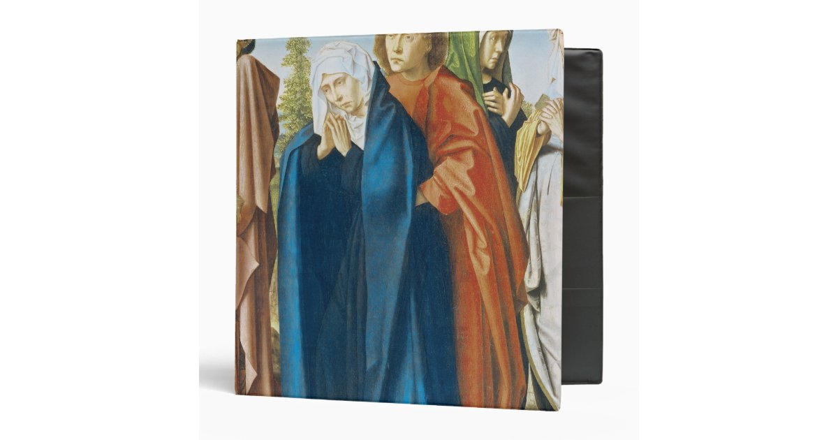 The Virgin Mary with St. John the Evangelist 3 Ring Binder | Zazzle