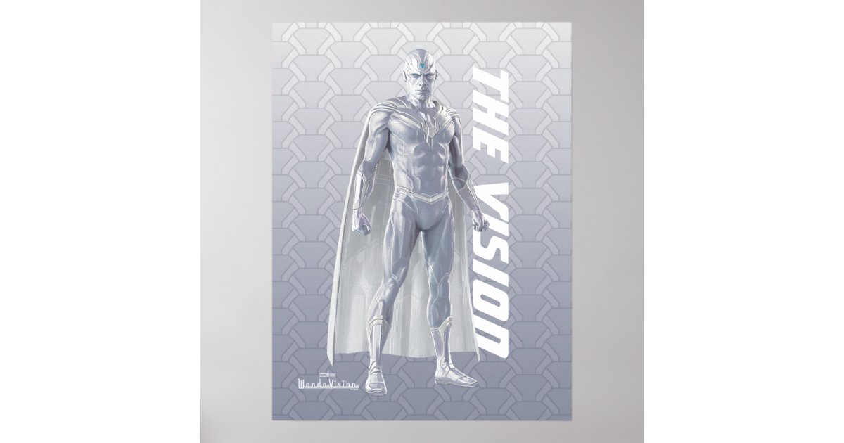 The Vision Character Art Poster | Zazzle