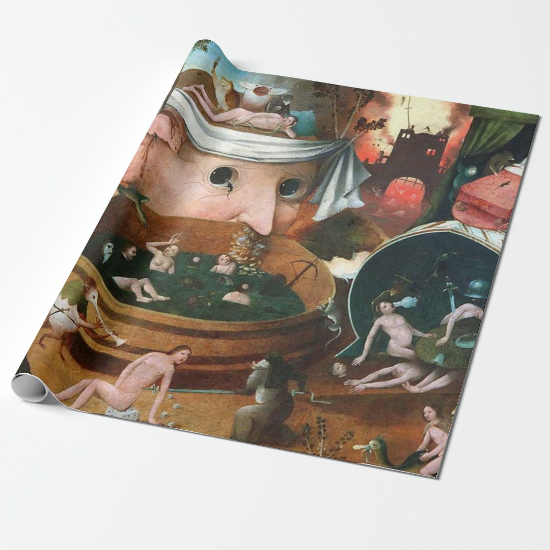The Vision Of Tondal - Hieronymus Bosch Wrapping Paper | Zazzle
