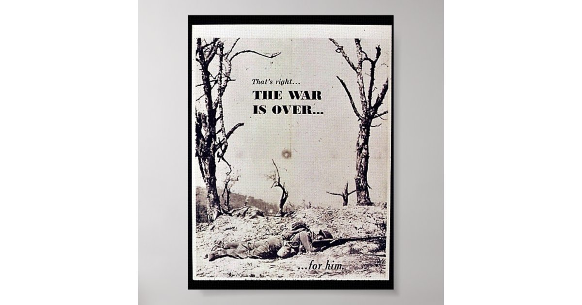 The War Is Over Poster | Zazzle.com