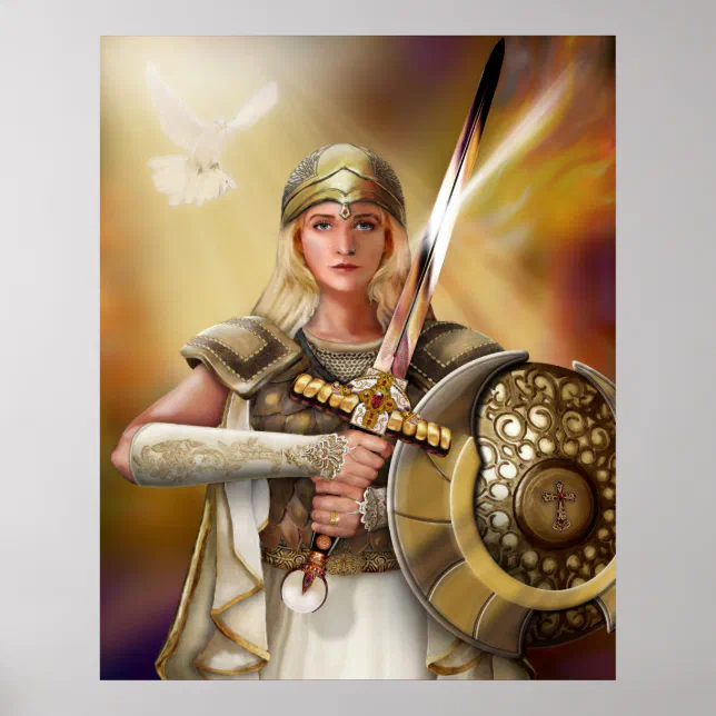 The Warrior Bride Poster | Zazzle