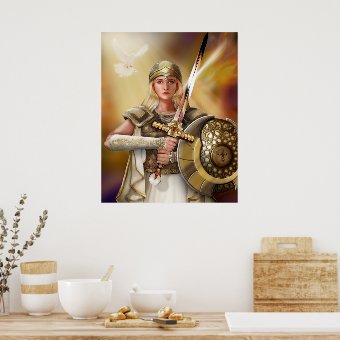 The Warrior Bride Poster | Zazzle