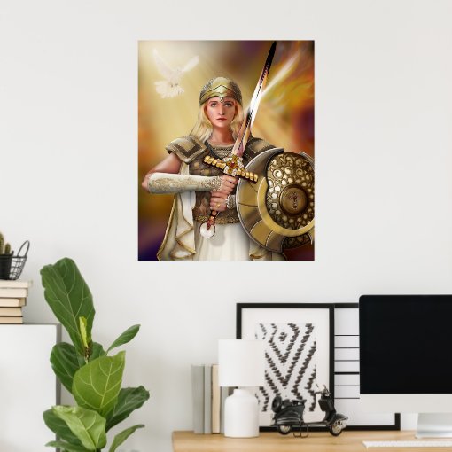 The Warrior Bride Poster | Zazzle