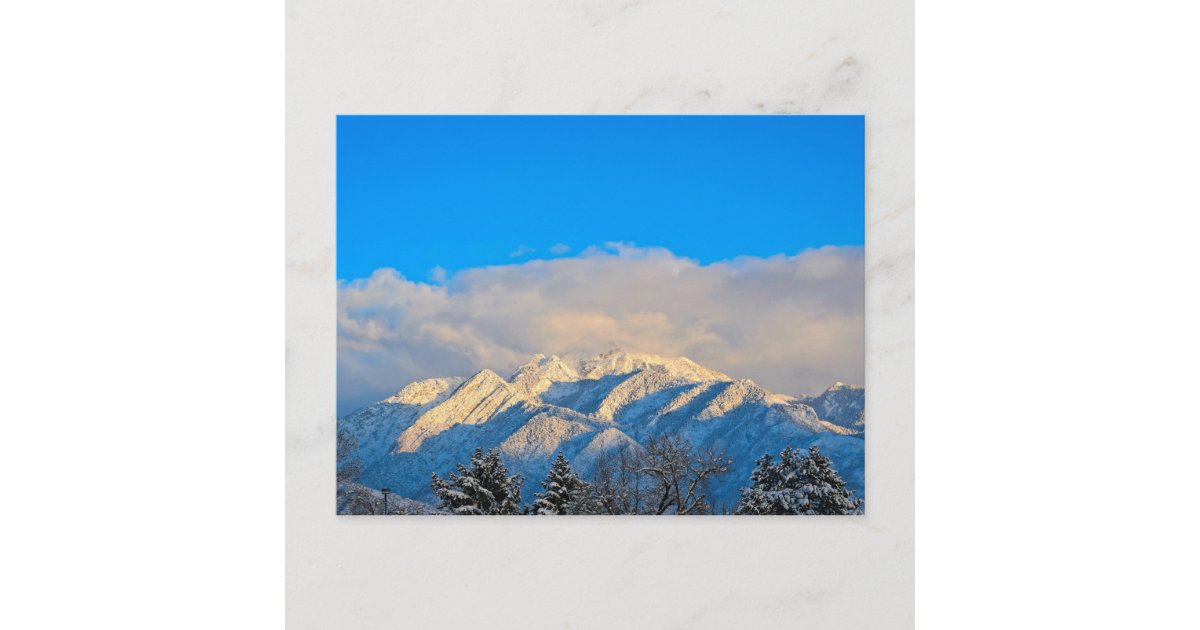 The Wasatch Range - Utah Postcard | Zazzle