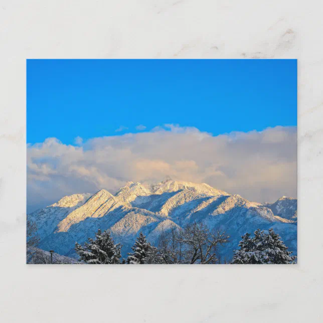 The Wasatch Range - Utah Postcard | Zazzle