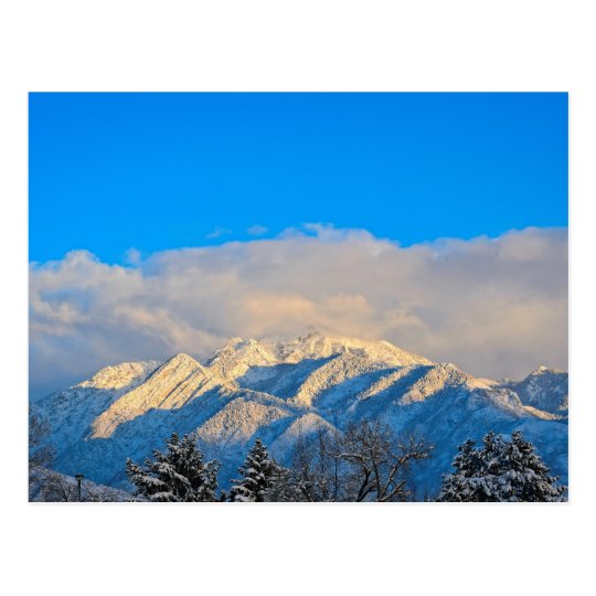 The Wasatch Range - Utah Postcard | Zazzle.com