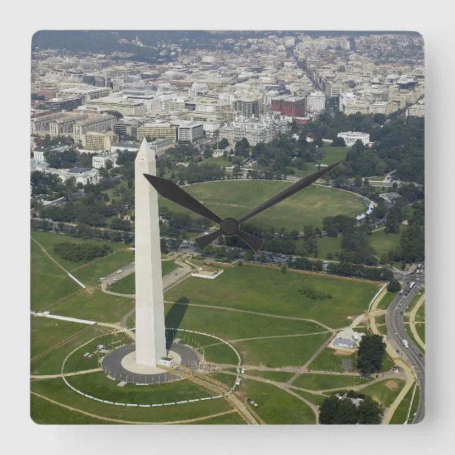 The Washington Monument Square Wall Clock | Zazzle