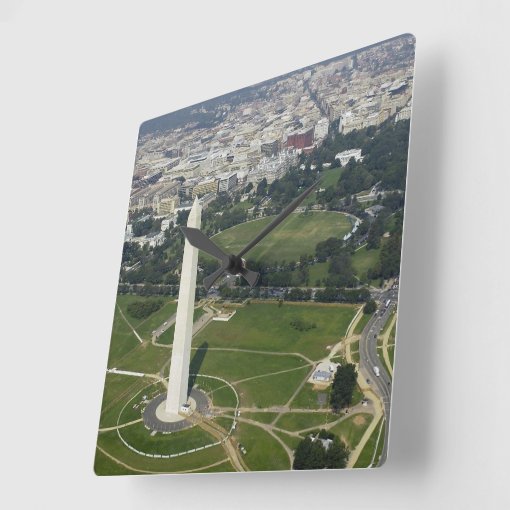 The Washington Monument Square Wall Clock | Zazzle