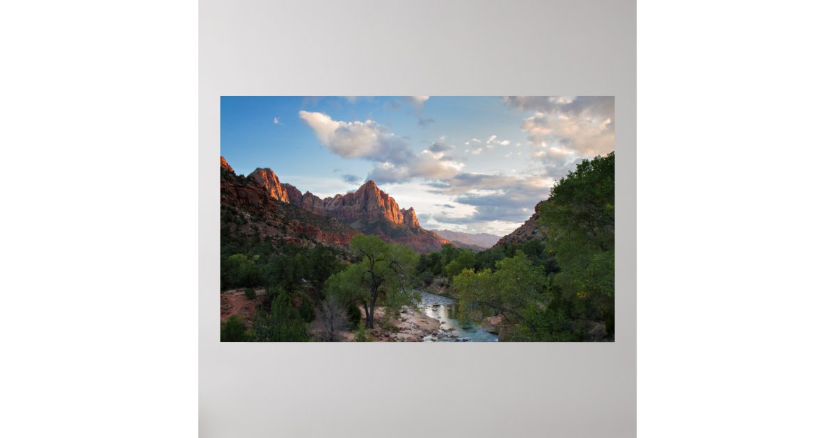 The Watchman at Zion NP Poster | Zazzle