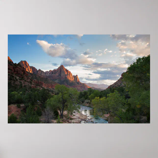 The Watchman at Zion NP Poster | Zazzle