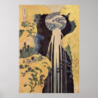 Amida Waterfall, Hokusai Japanese Fine Art Poster | Zazzle.com
