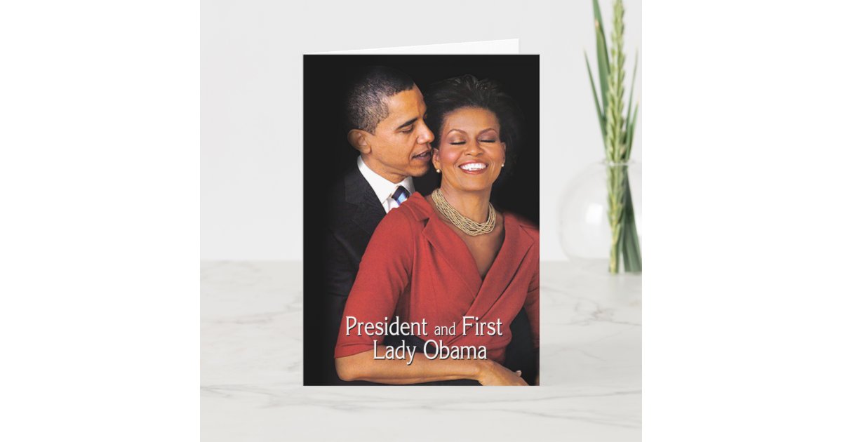 The Whisper (President & First Lady Obama) Card | Zazzle