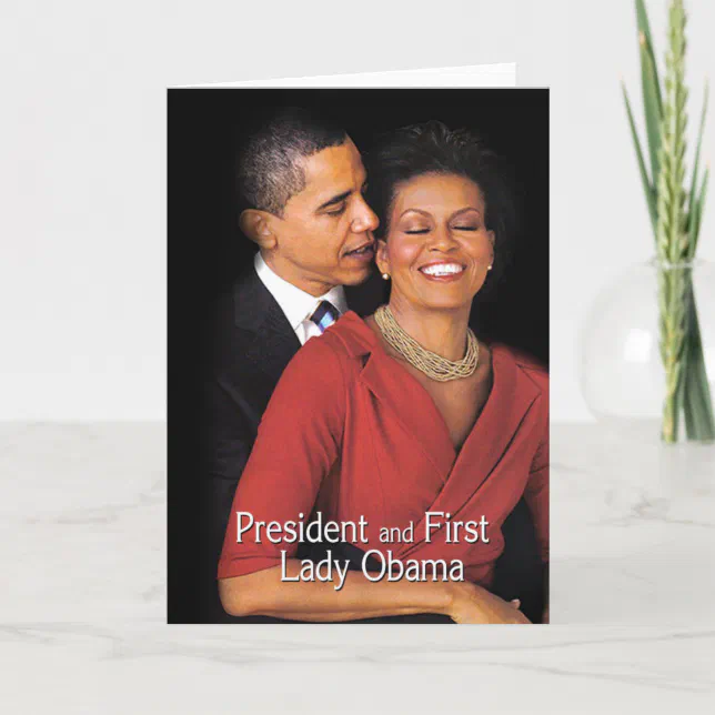 The Whisper (President & First Lady Obama) Card | Zazzle