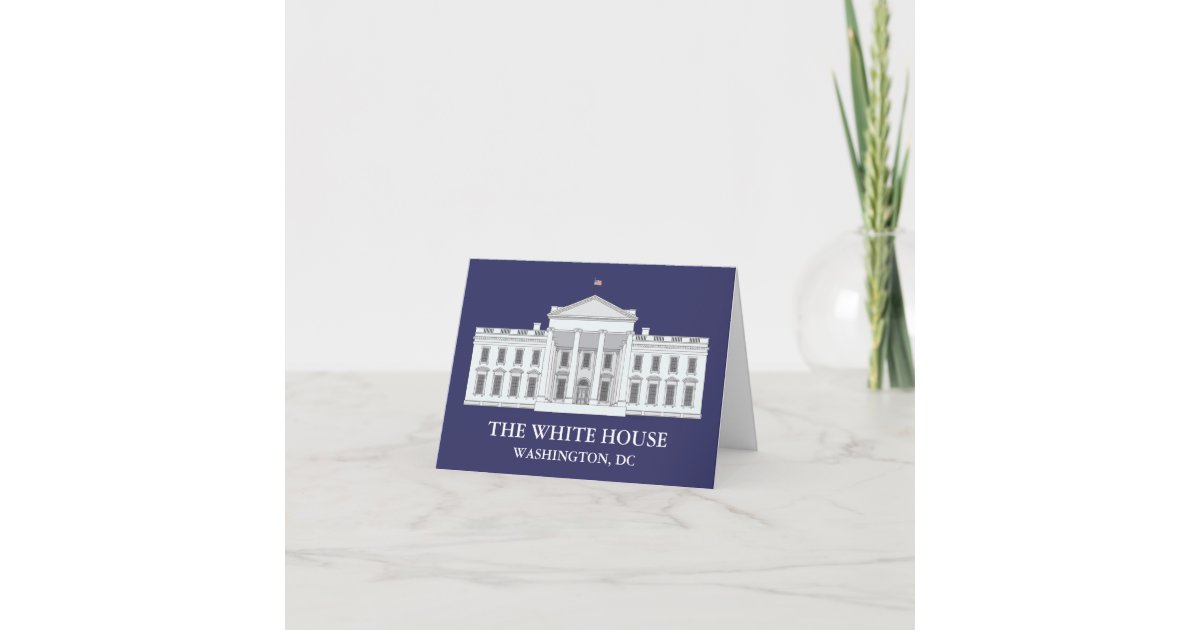 The White House Notecards | Zazzle